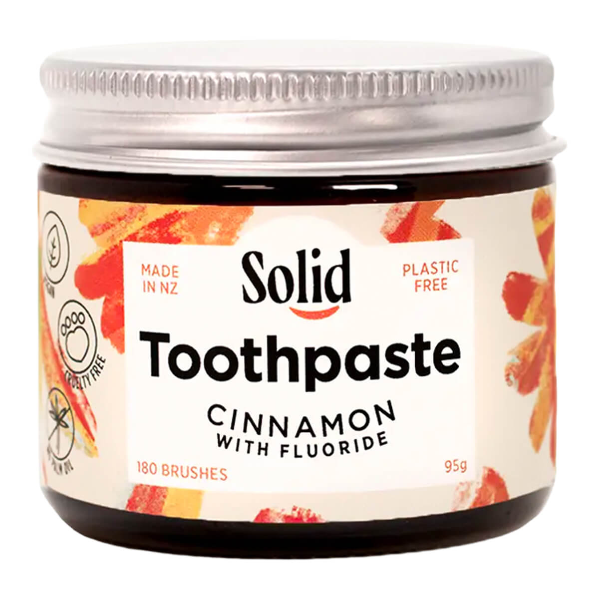 Solid Toothpaste - Cinnamon with Fluoride | Nourished Life AU