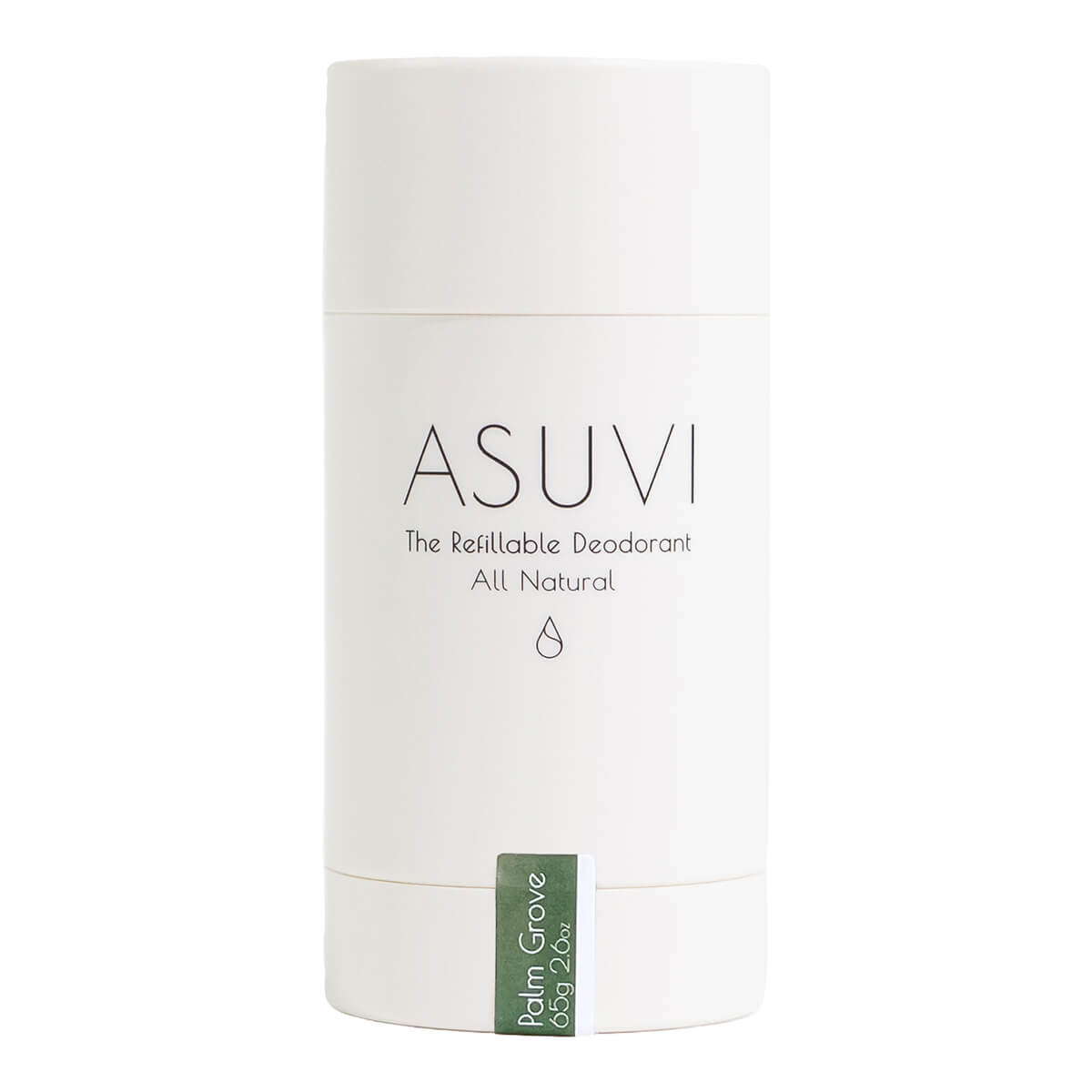 ASUVI The Refillable Deodorant - Palm Grove | Nourished Life AU