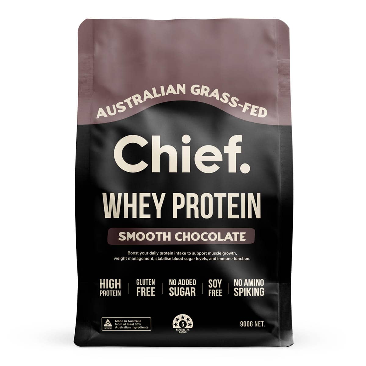 Chief Whey Protein - Smooth Chocolate | Nourished Life AU