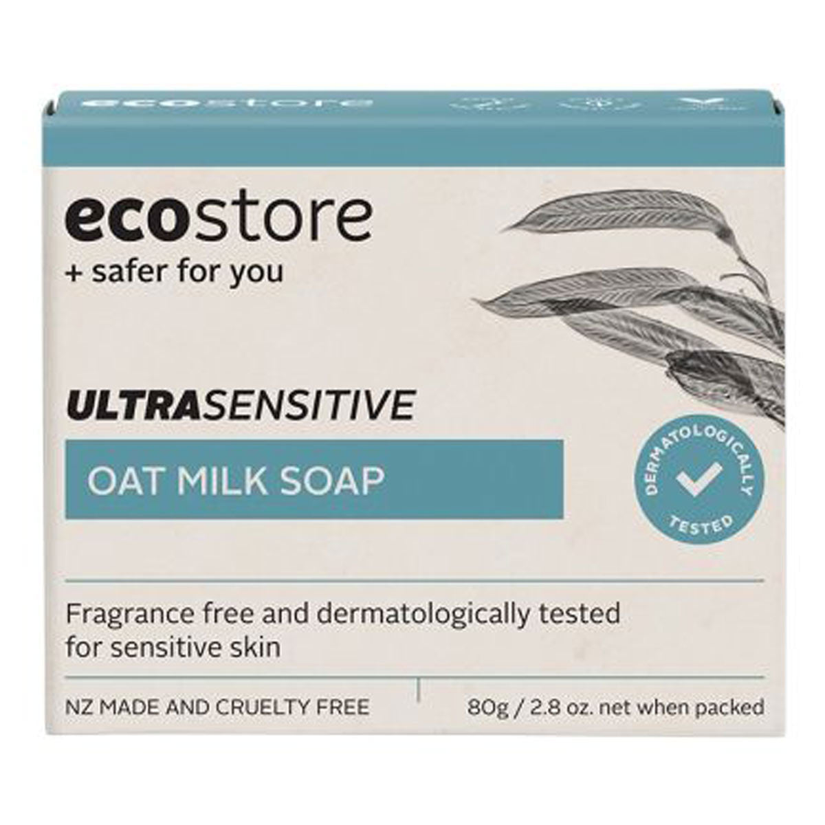 ecostore Boxed Soap - Ultra Sensitive Oat Milk | Nourished Life AU