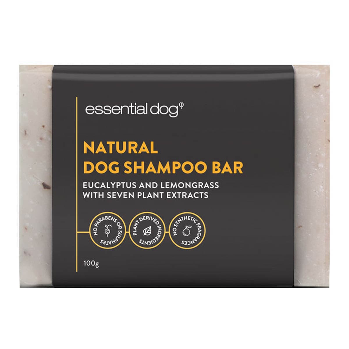Essential Dog Natural Dog Shampoo Bar - Eucalyptus & Lemongrass ...