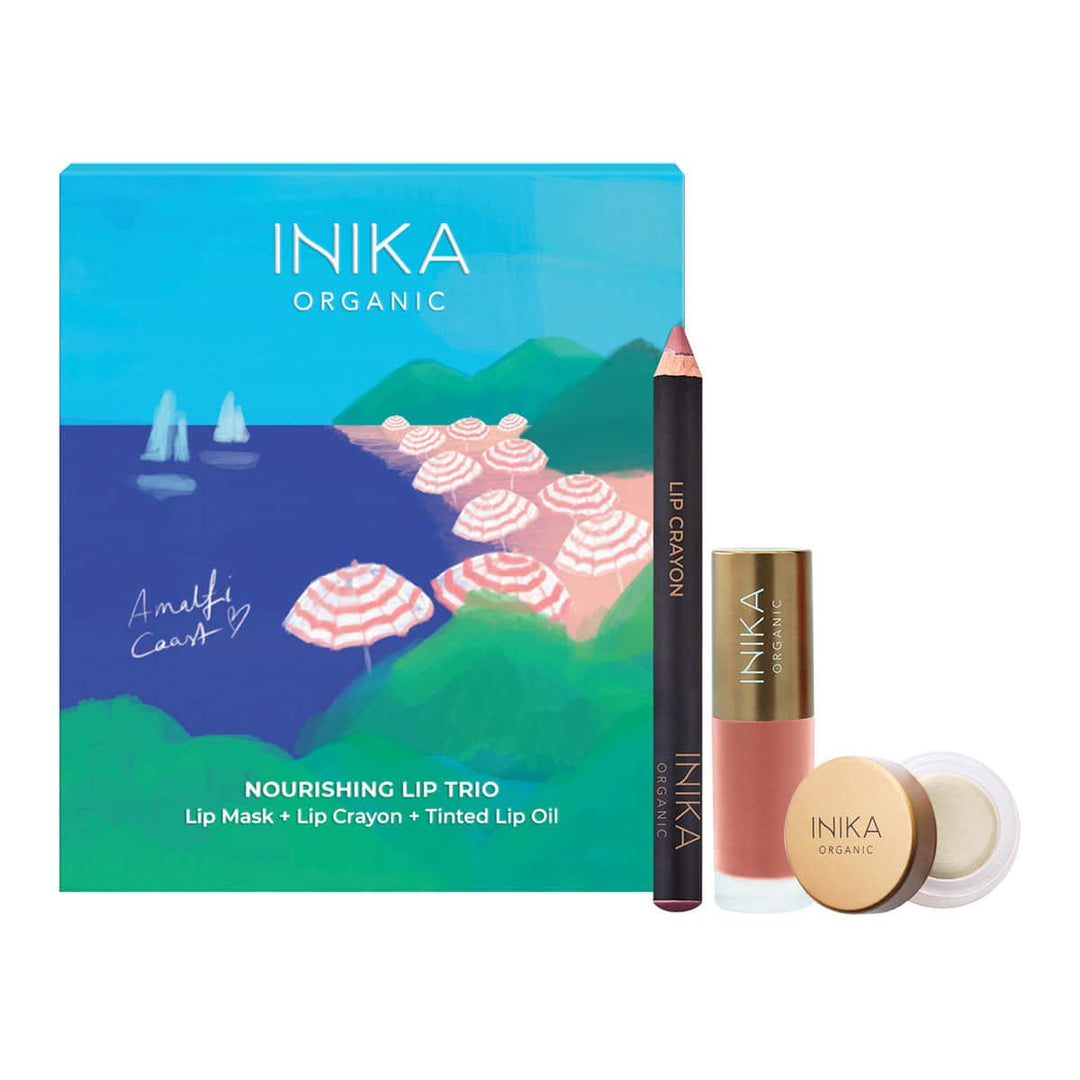 INIKA Organic Nourishing Lip Trio | Nourished Life AU