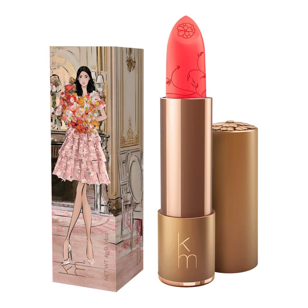 Karen Murrell Natural Lipstick - 17 Poppy Passion | Nourished Life AU