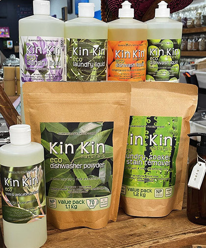 Kin Kin Naturals Eco Dishwash Liquid - Lime & Eucalypt | Nourished Life AU