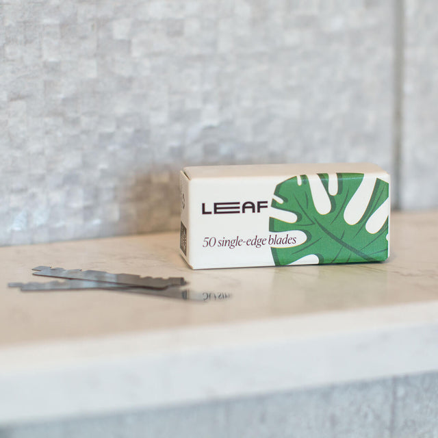 Leaf Shave Single-Edge Blades | Nourished Life AU