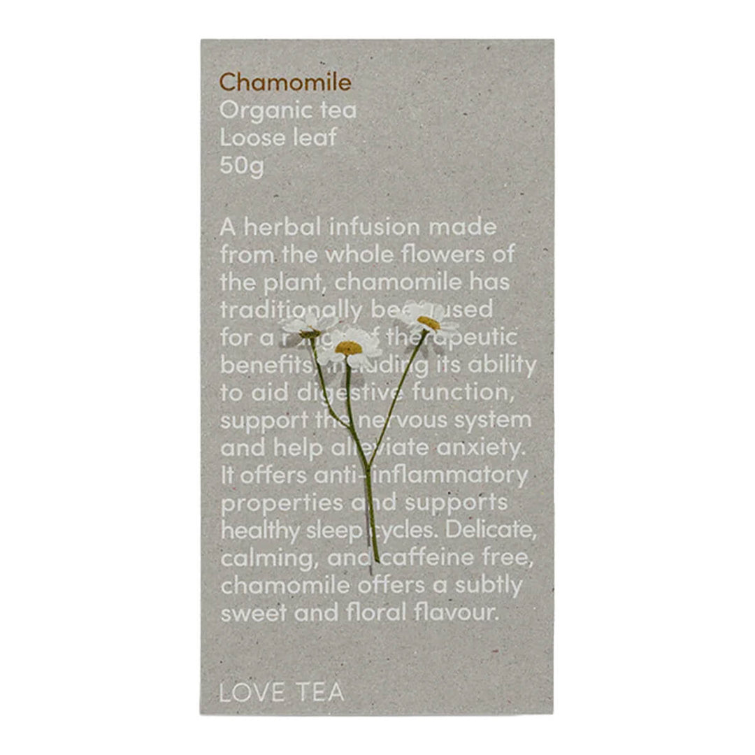 Love Tea Chamomile Loose Leaf Tea | Nourished Life AU