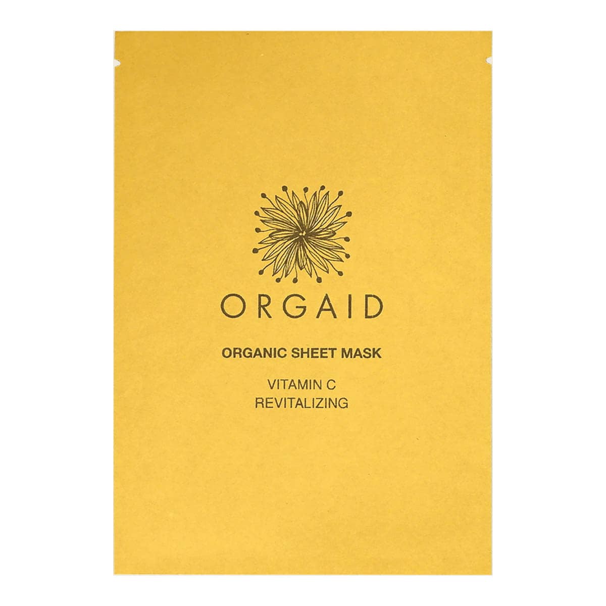 Orgaid Organic Sheet Mask - Vitamin C & Revitalizing | Nourished Life AU
