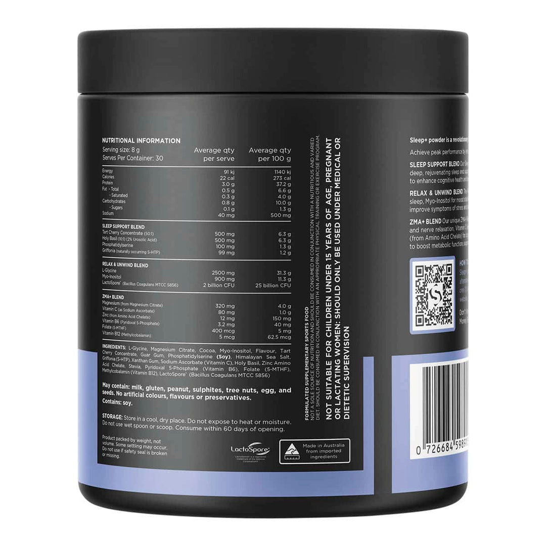 Switch Nutrition - Sleep+ Magnesium Sleep Support - Chocolate Flavour ...