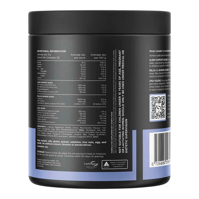Switch Nutrition - Sleep+ Magnesium Sleep Support - Chocolate Flavour ...