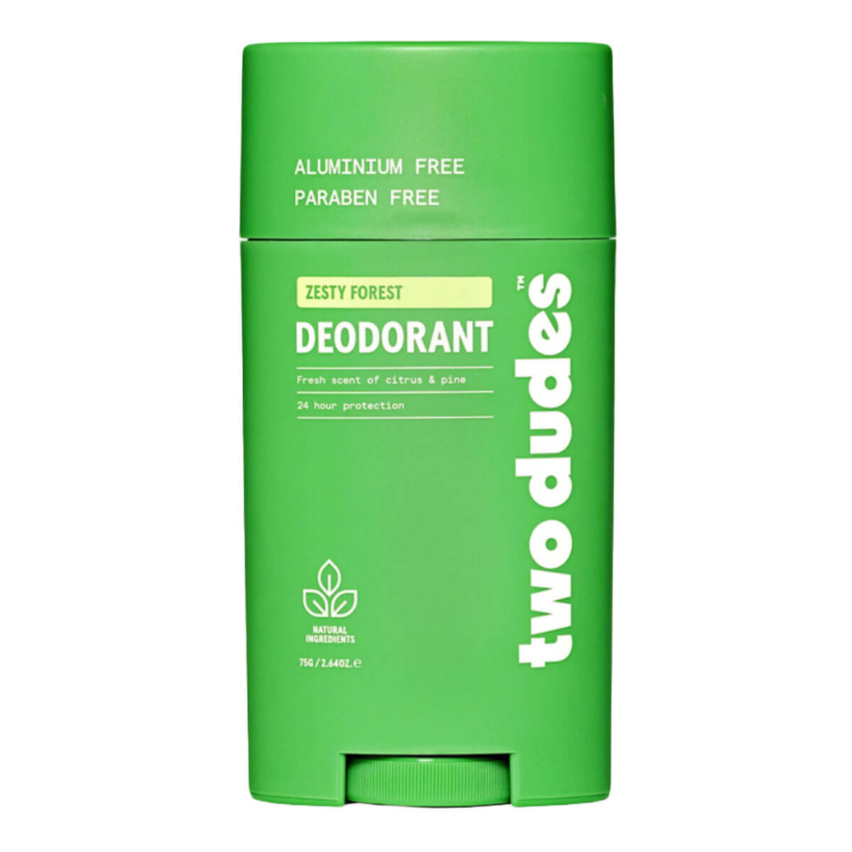 Two Dudes Deodorant Stick - Zesty Forest | Nourished Life AU