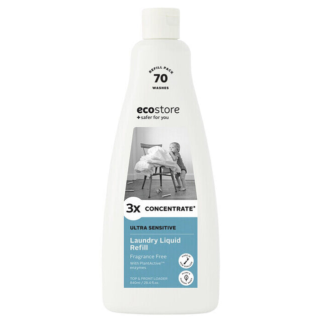 ecostore Laundry Liquid 3X Concentrate Ultra Sensitive | Nourished Life AU