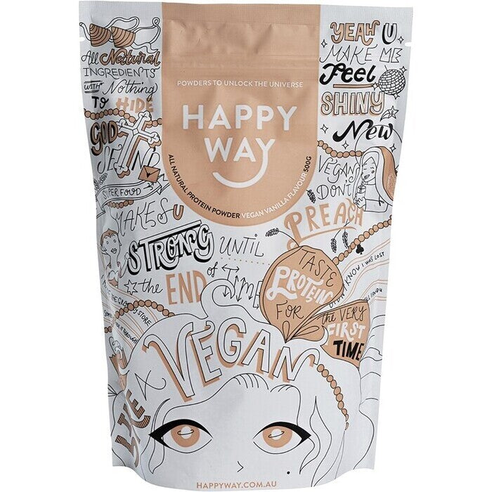 Happy Way Pea Protein Powder - Vanilla | Nourished Life AU