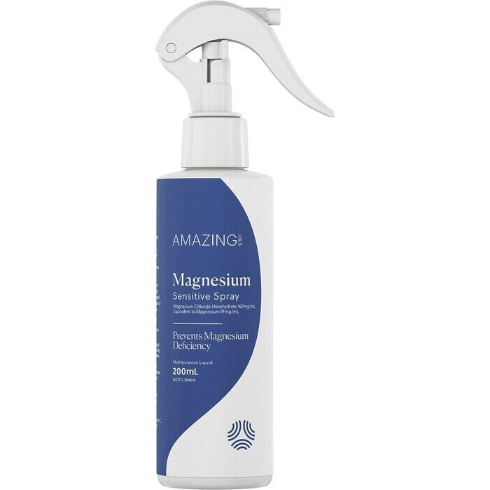 Amazing Oils Magnesium Sensitive Spray | Nourished Life AU